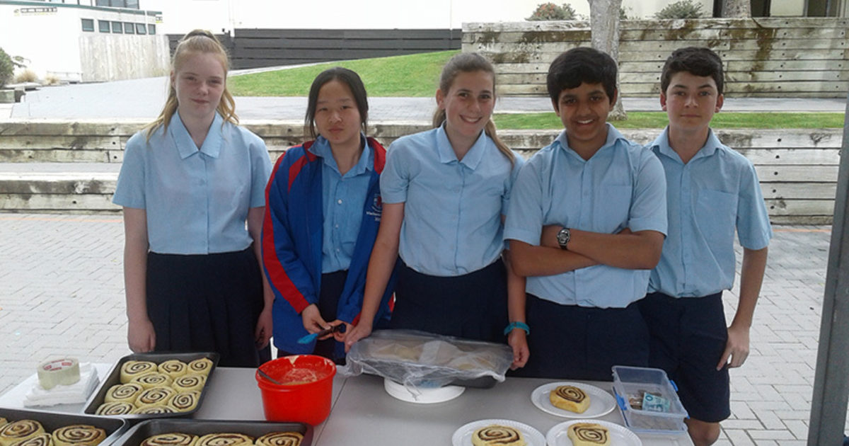 Year 9 Enterprise Students hold a Market Day - Macleans College