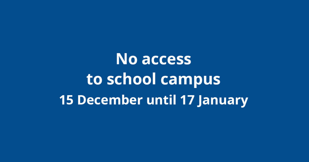 No access to school campus - Macleans College