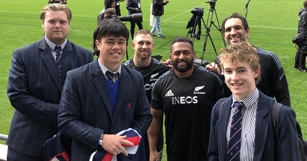 Macleans College students invited to meet the All Blacks - Macleans College