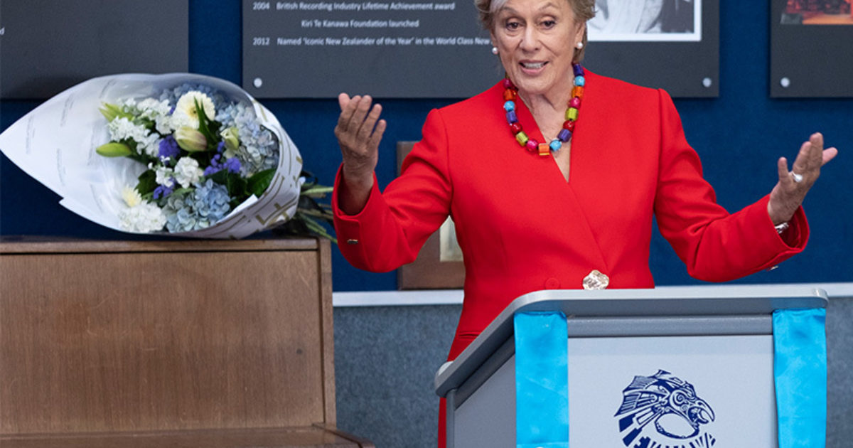 Dame Kiri Te Kanawa Visits Macleans College Macleans College