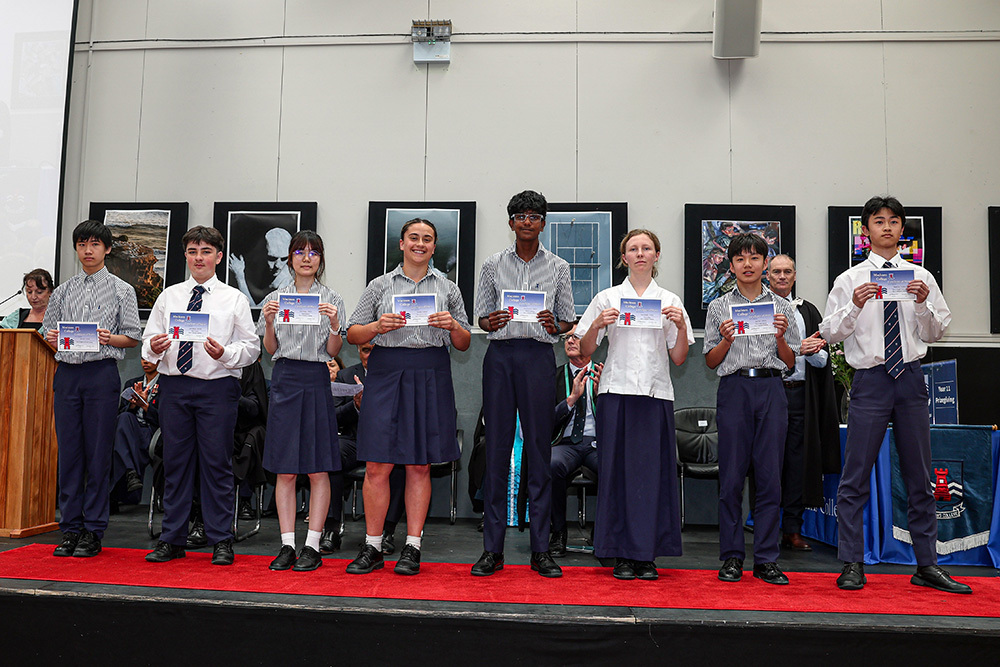 Academic Awards at Year 11 Prizegiving 2025 - Macleans College