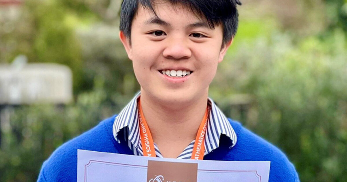 Benjamin Chan claims third place at New Zealand Physics and Mathematics ...