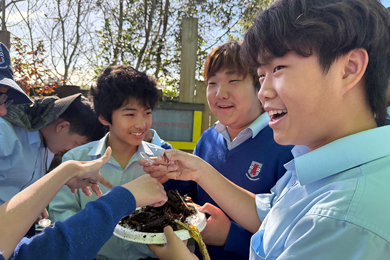 ESOL students spend a day at the Waitākere Wastewise Centre - Macleans ...