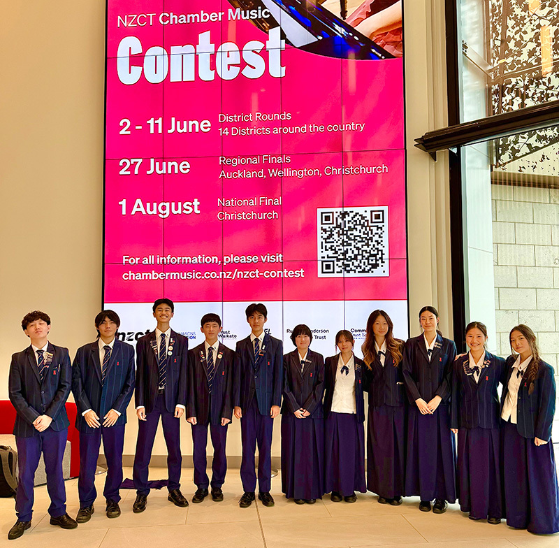 Three ensembles represent Macleans College at NZCT Chamber Music ...